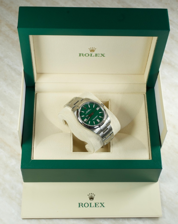 Rolex OP 41mm Green - Glasgow Watch Company